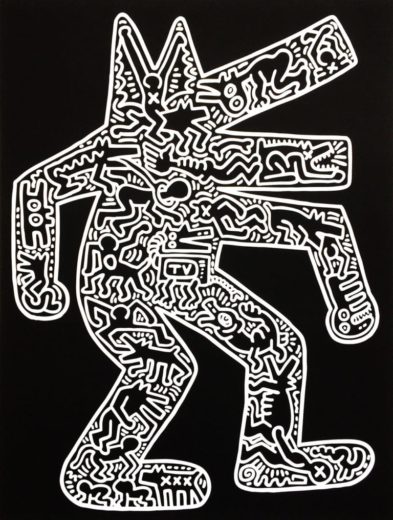 Keith Haring, Dog - Kunstgalerie Art-ETC